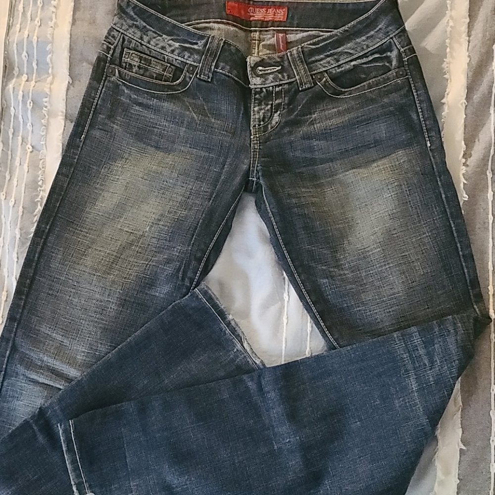 Guess Daredevil Flare Jeans In Rocker Wash. - Gem